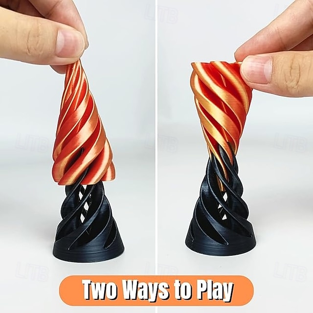 5 Pack Impossible Pyramid Passthrough Sculpture, Pass Through Pyramid ...