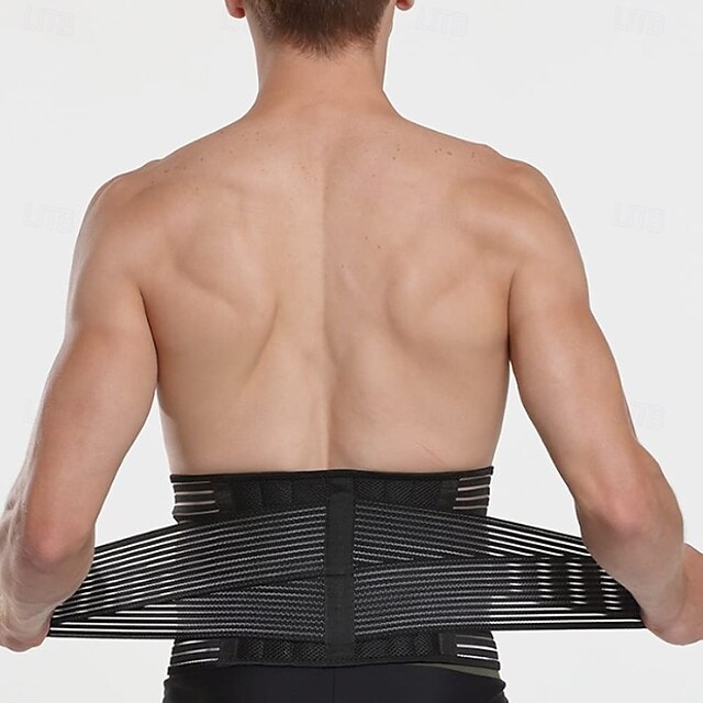 Back Support for Men Adjustable Lower Back Lumbar Support Belt ...