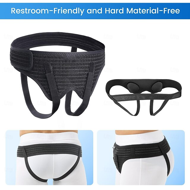 Hernia Belt for Men Women - Bilateral/Double Inguinal, Groin Hernia ...