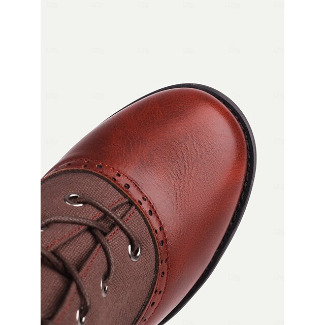 Women's Victorian Lace-Up Ankle Boots with Vintage Brogue Detailing ...