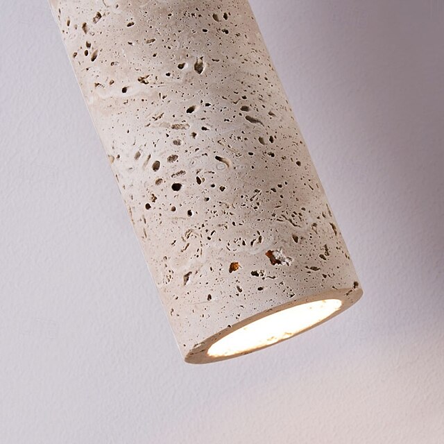 Nordic Modern Natural Stone Pendant Lamp E27 Light Source Single Head ...