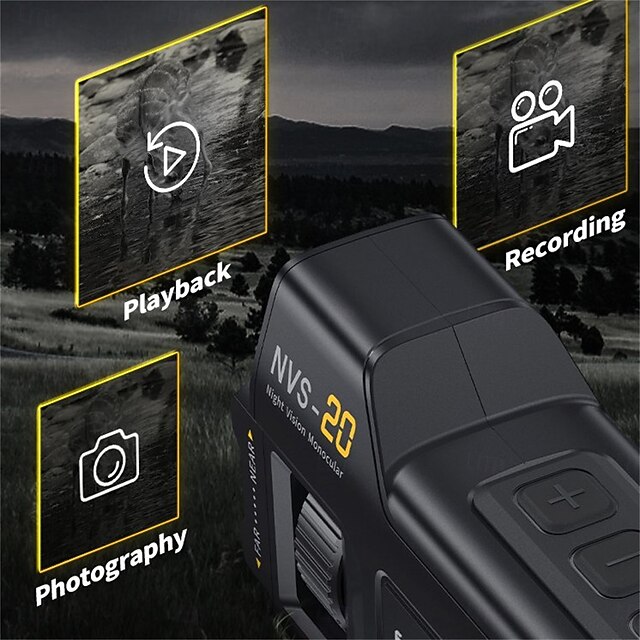 4K Digital Night Vision 300M Full-Dark Viewing Day Night Use 6X Zoom ...