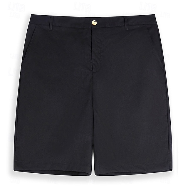 Men's Shorts Linen Shorts Dress Shorts Summer Shorts Pocket Buttons ...