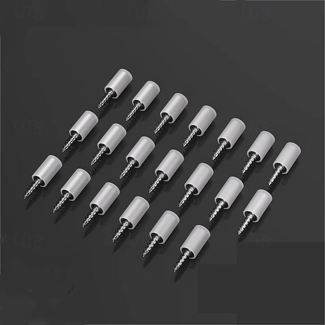 20PCS Shelf Support Pegs - Self-Tapping Screws for Kitchen Cabinet ...