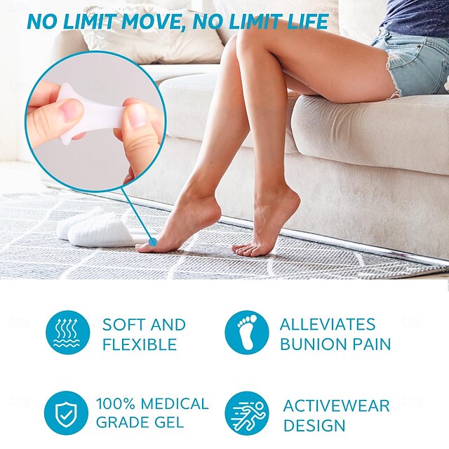 Hammer Toe Straightener Corrector - Toe Spacers Toe Separators for ...