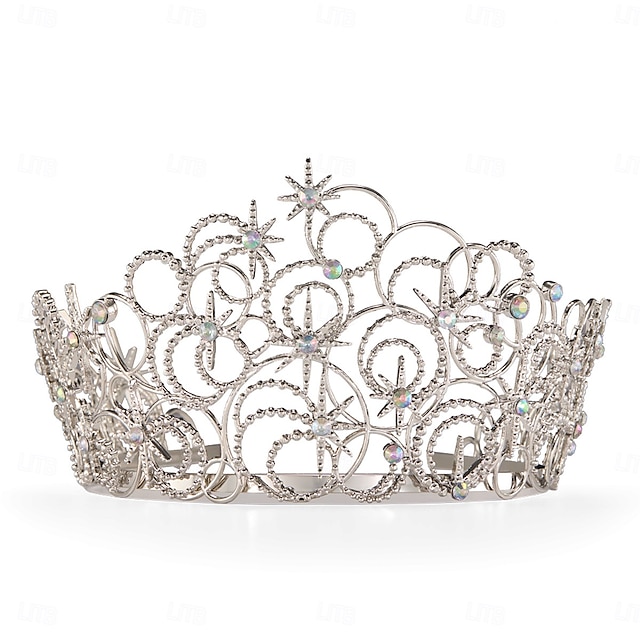 Snow Queen Witch Fairy Crown Tiara Hair Accessories Carnival Costume ...