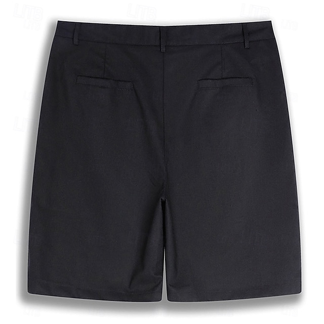 Men's Shorts Linen Shorts Dress Shorts Summer Shorts Pocket Buttons ...