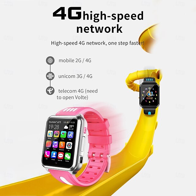 W5 Smart Watch 1.54 inch Smartwatch Fitness Running Watch 4G Call ...