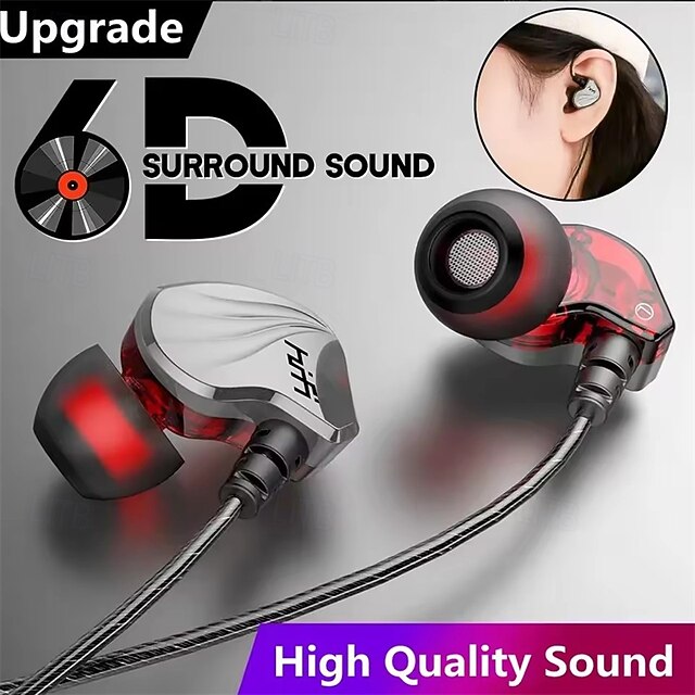 Wired Earphones with Mic 3.5mm in Ear Headphones Noise Isolation ...