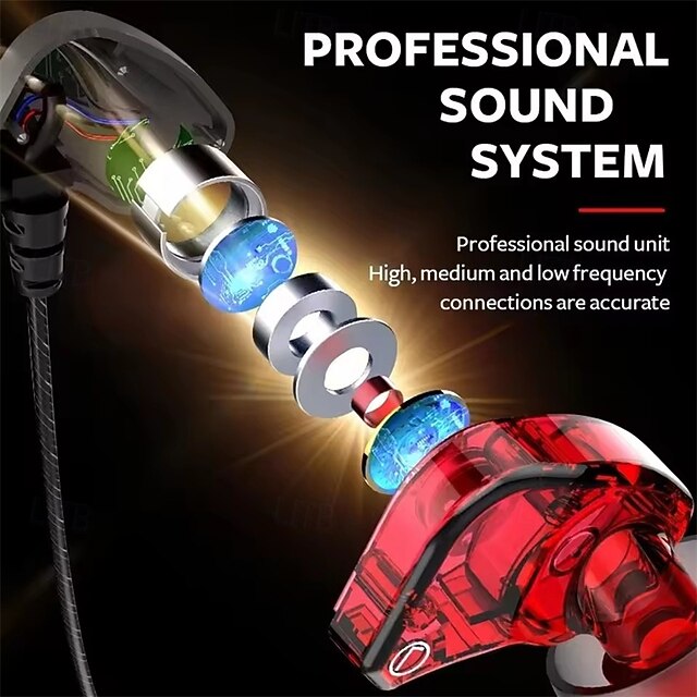 Wired Earphones with Mic 3.5mm in Ear Headphones Noise Isolation ...