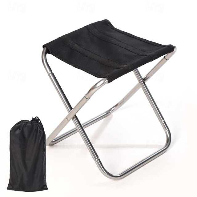 Outdoor Aluminum Folding Stool Collapsible Stool Mini Folding Chair for ...