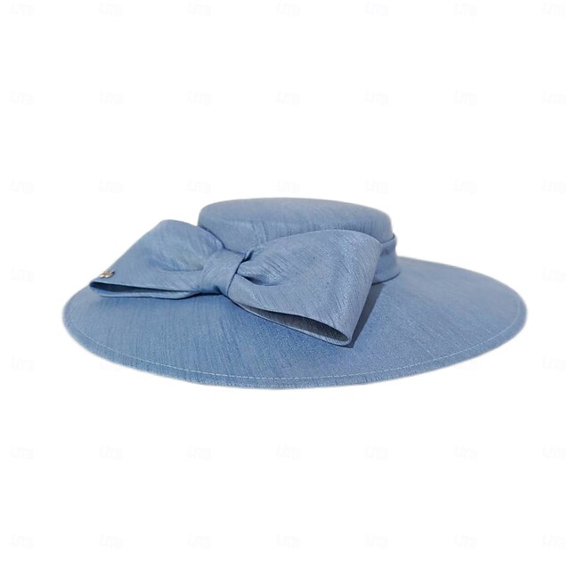 Elegant Sweet Flax Hats with Bowknot / Party / Evening Headpiece ...