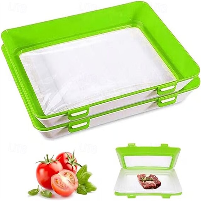Reusable Food Preserving Tray, Food Preservation Tray, Stacking Food ...