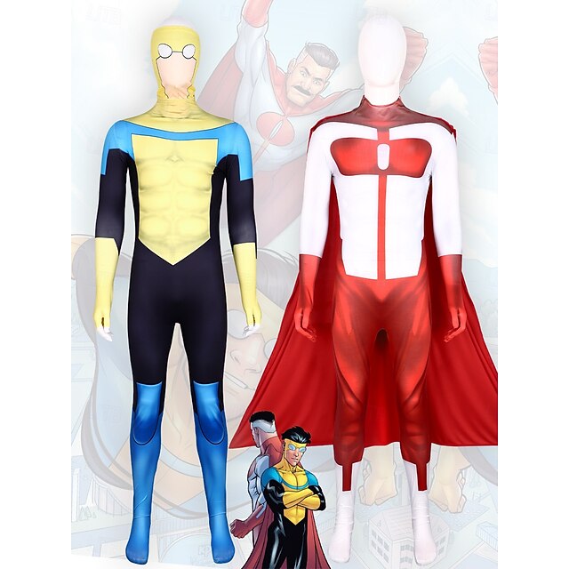 Invincible Cosplay Cosplay Costume Jumpsuit Cosplay Movie Cosplay for ...