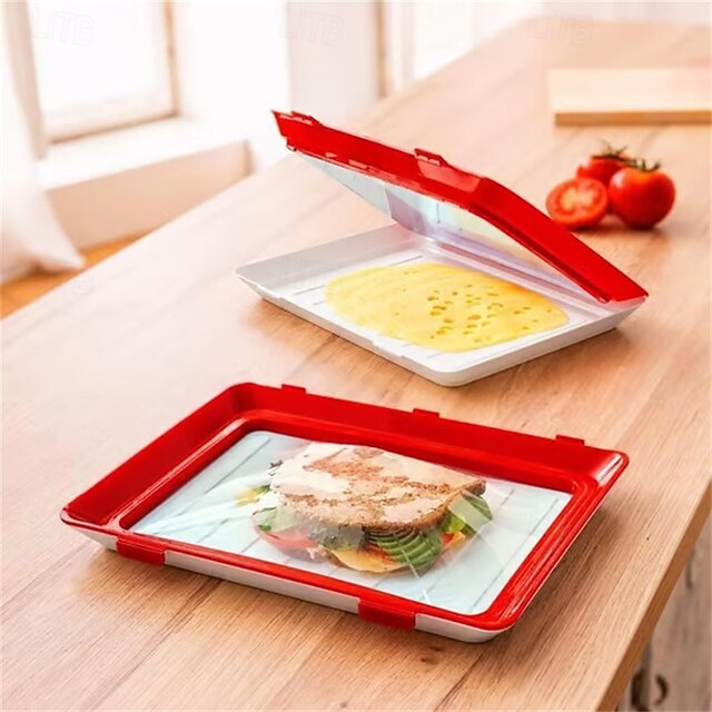 Reusable Food Preserving Tray, Food Preservation Tray, Stacking Food ...