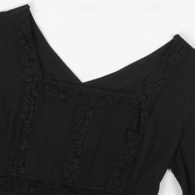 Elegant Medieval Renaissance Cocktail Dress Viking Elven Solid Color ...