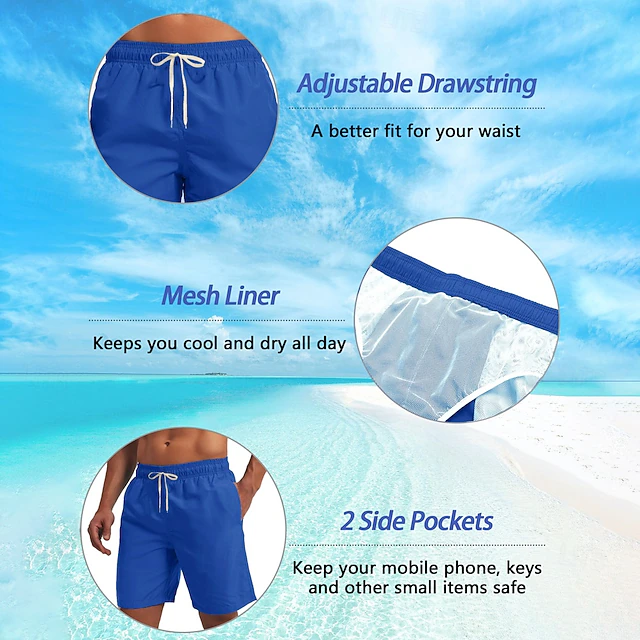 Men's Funny Middle Finger Sea Turtle Swim Trunks Swim Shorts Board ...