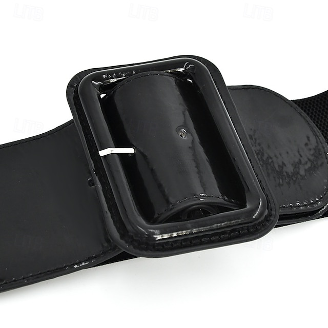 Women's Stretchy Belt 1950s Grease Outfits 3 Inch Wide Elastic Belts ...