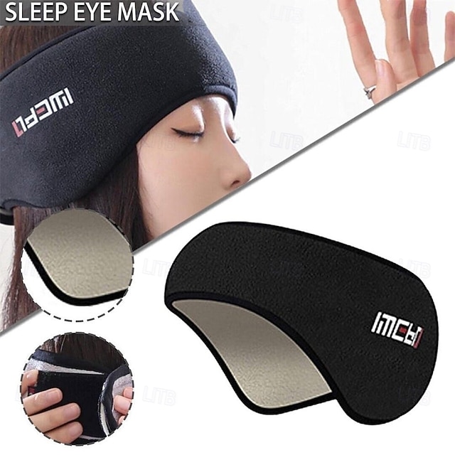Sleeping Mask Blackout Ear Muffs Sound Noise Reduction Sleeping Goggles ...