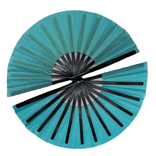 Boots on The Ground Fan Large Holographic Folding Hand Fan Line Dance ...