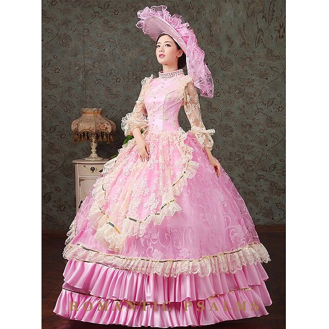 18th Century Women's Rococo Ball Gown Princess Maria Antonietta Rococo ...