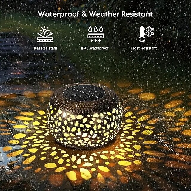 1/2 Pc Solar LED Garden Light Lantern Waterproof Outdoor Decoration ...