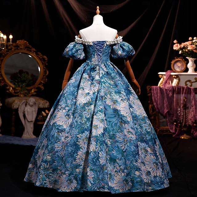 18th Century Women's Rococo Ball Gown Princess Maria Antonietta Rococo ...