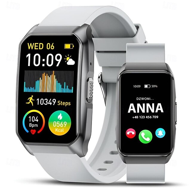 Men's Smart Watch Blood Glucose Monitor Bluetooth Call Blood Pressure ...