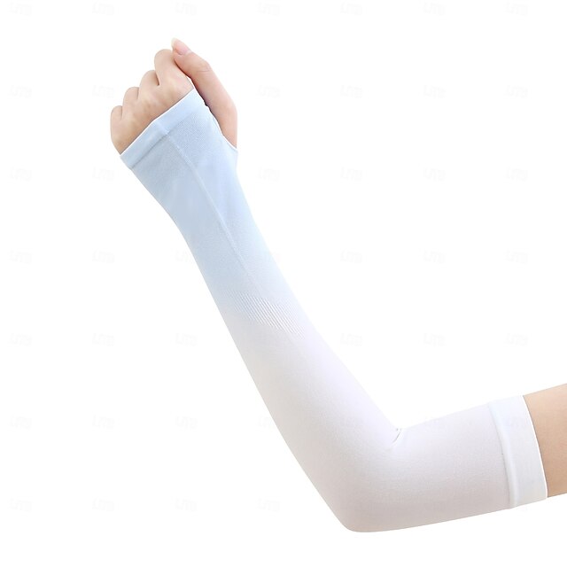 Home Gradient Ice Silk Arm Sleeves UV Protection Cooling UPF 50+ Sun ...