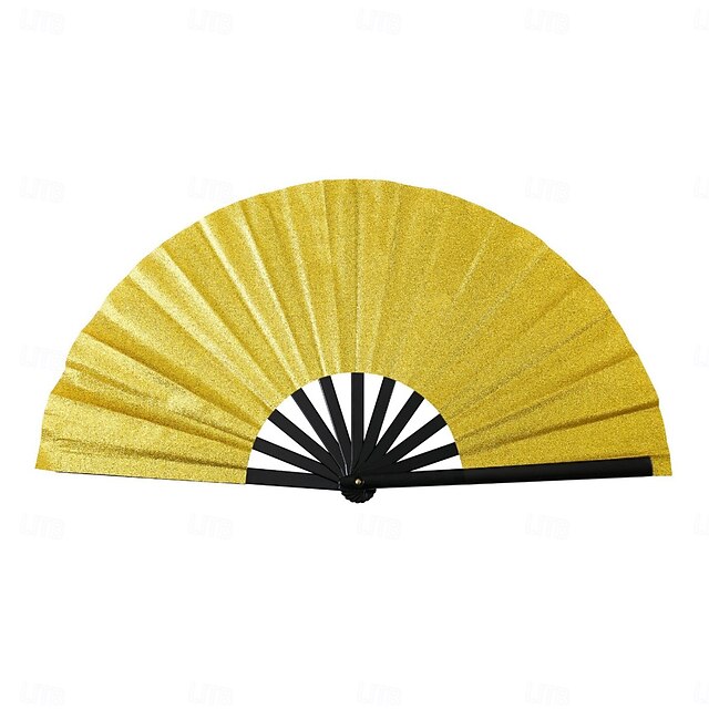 Boots on The Ground Fan Large Holographic Folding Hand Fan Line Dance ...
