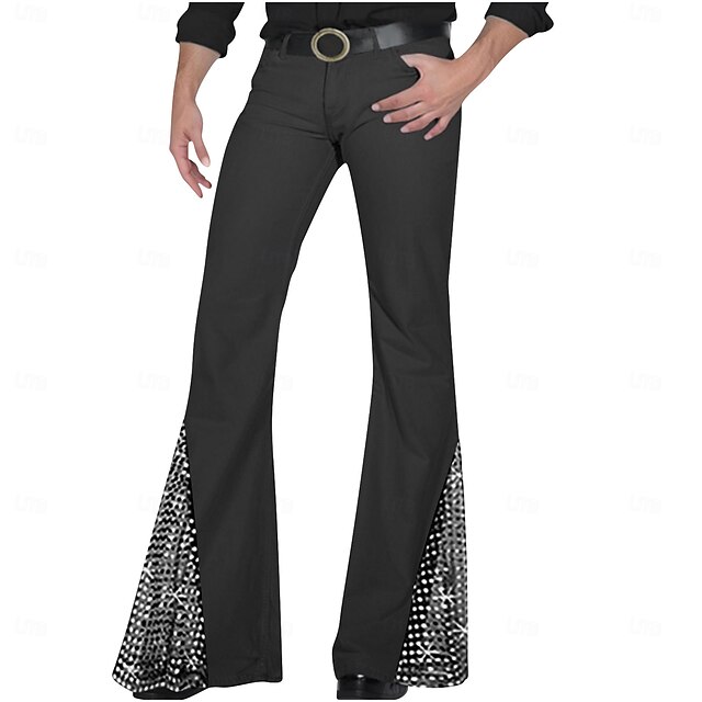 Retro Vintage 1960s Hippie Trousers Bell Bottom Pants Flared Trousers ...
