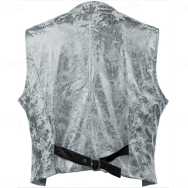 Rococo Baroque Victorian Vest Waistcoat West Cowboy Solid Color Fancy ...
