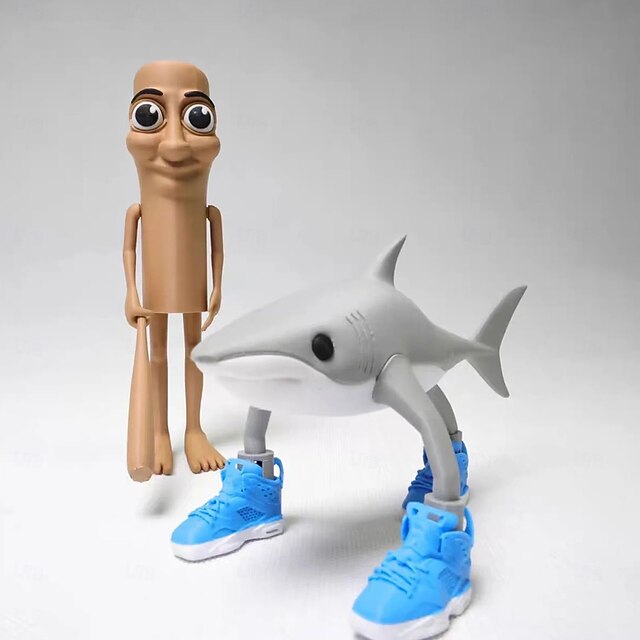 Tung Tung Sahur 3D-Druckfigur, 5,11 x 2,75" - Tralalero Tralala, Tung ...