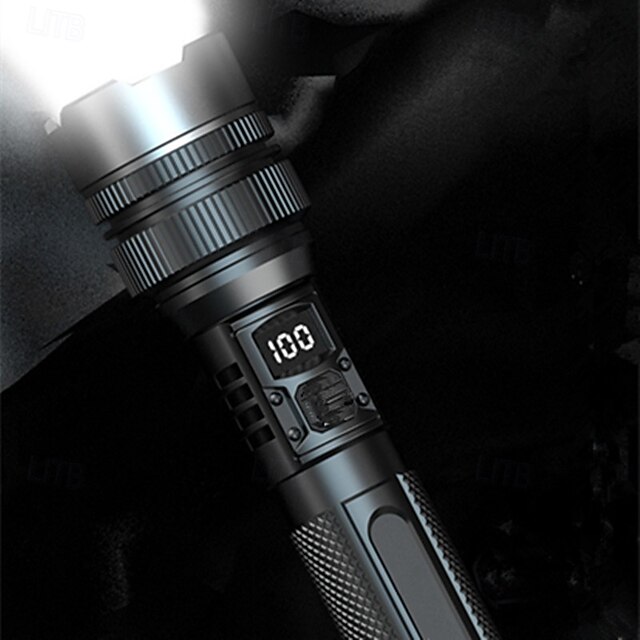 Super Bright Flashlight Long Range High Power Lanterns Flashlights ...