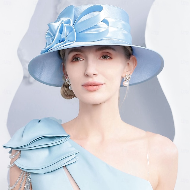 Hats Double Layer Cloth Bowler / Cloche Hat Sun Hat Top Hat Wedding Tea ...