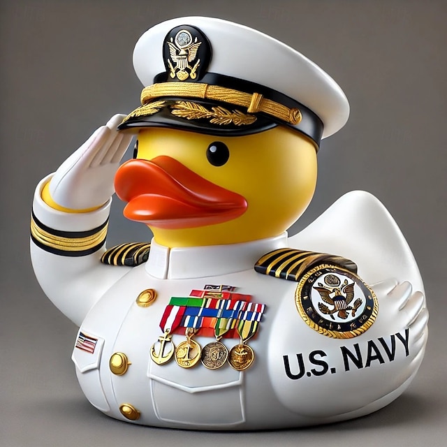Veteran Tribute Duck Resin United States 250th Anniversary Decoration ...