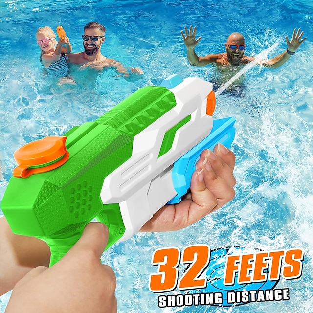 4 Pack Water Gun for Kids Adults Squirt Blasters Super Water Gun Soaker ...