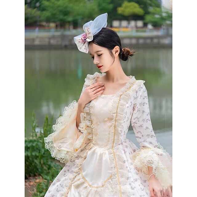 18th Century Women's Rococo Ball Gown Princess Maria Antonietta Rococo ...