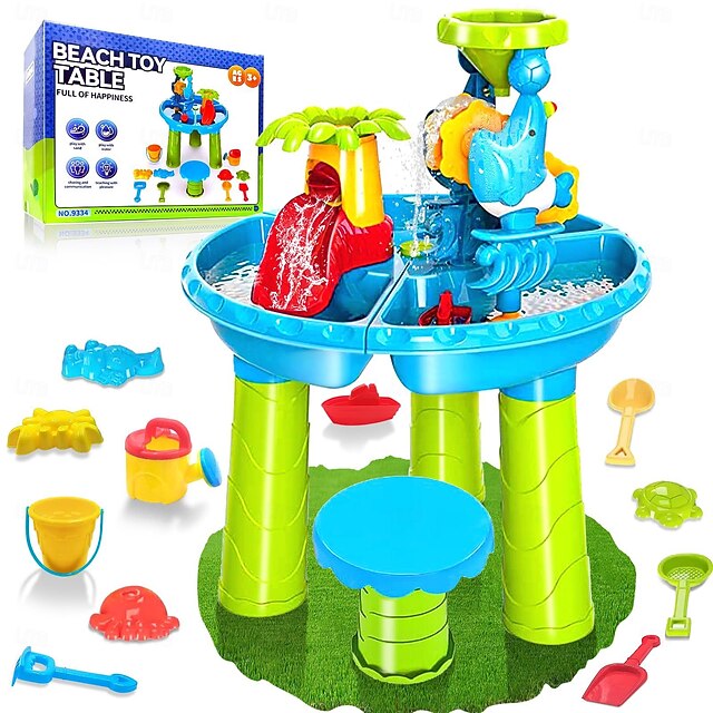 Water Table for Toddler 3-5 1-3 - Outdoor Kids Water Table - Sand ...