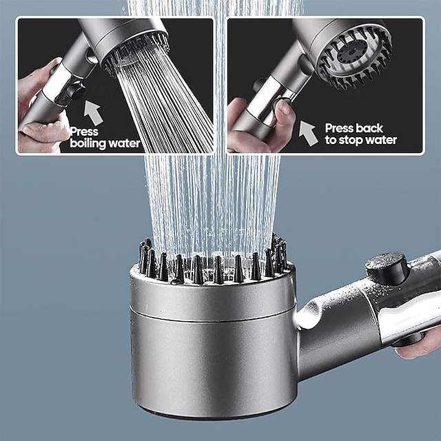 Ion Drops Filtered Showerhead with Hose, Filtered High Pressure Shower ...