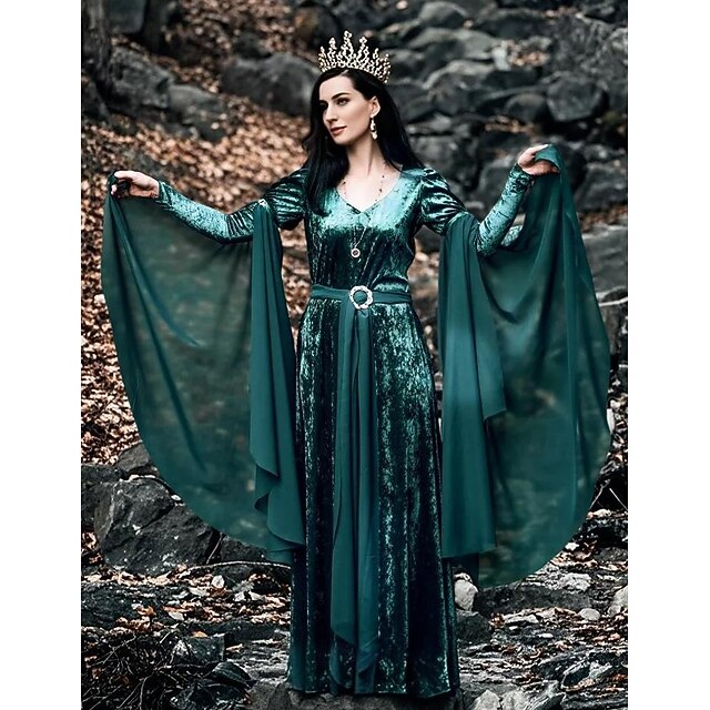 Medieval Renaissance Dress Prom Dresses Witch Viking Celtic Knight ...