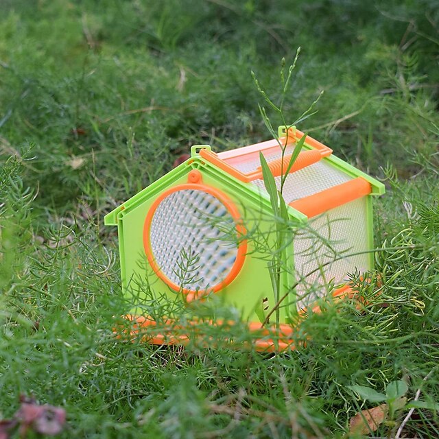 Children's Handheld Butterfly Cage Folding Insect Observation Device ...