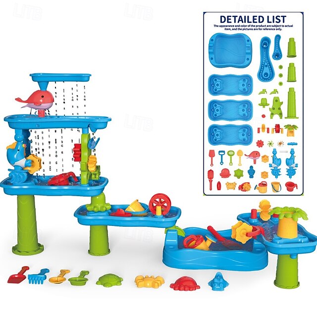 Water Table for Toddler 3-5 1-3 - Outdoor Kids Water Table - Sand ...