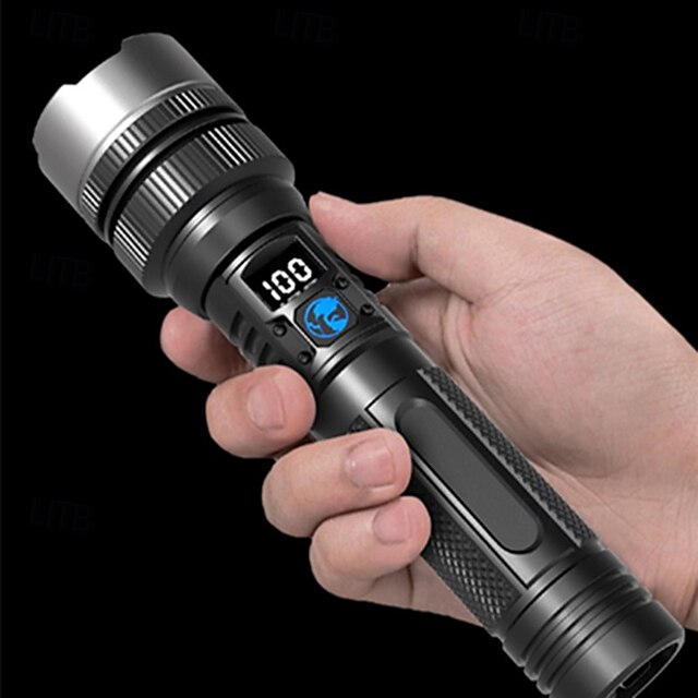 Super Bright Flashlight Long Range High Power Lanterns Flashlights ...