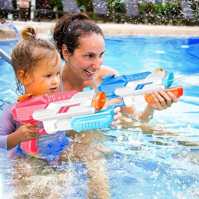 4 Pack Water Gun for Kids Adults Squirt Blasters Super Water Gun Soaker ...