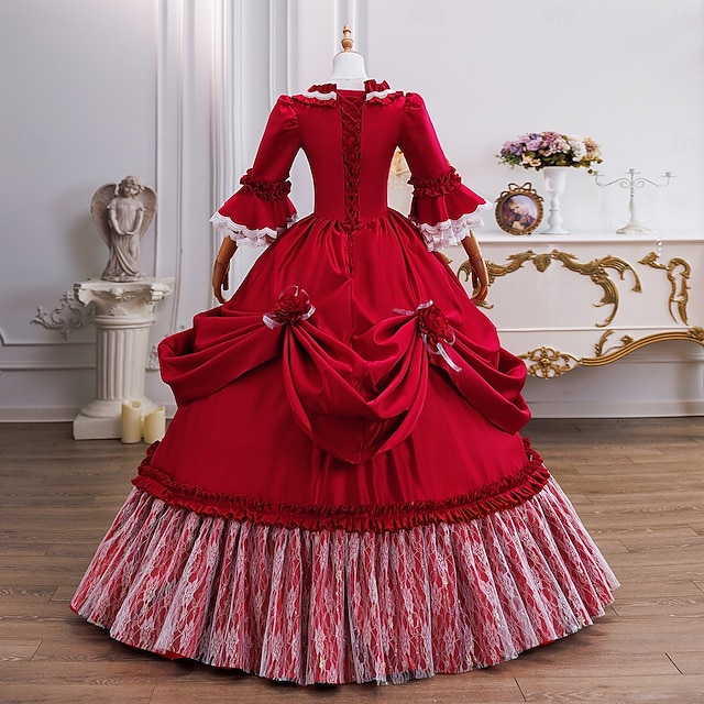 18th Century Women's Rococo Ball Gown Princess Maria Antonietta Rococo ...