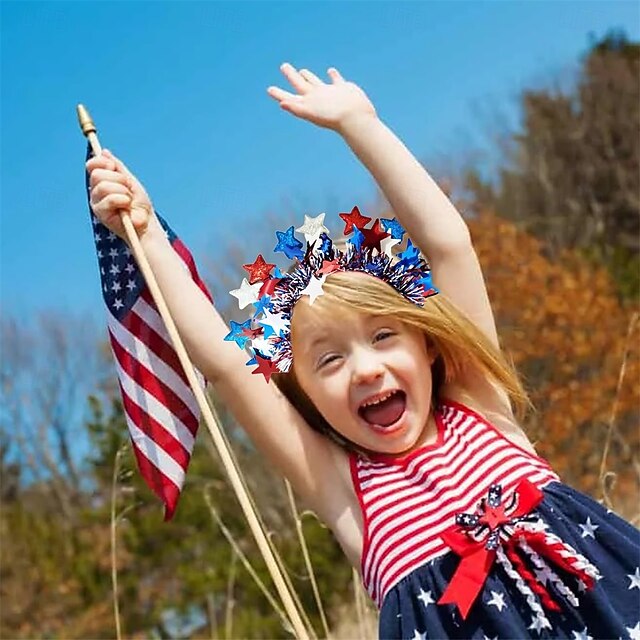 4th of July Headband Patriotic Headband Independence Day Hair ...