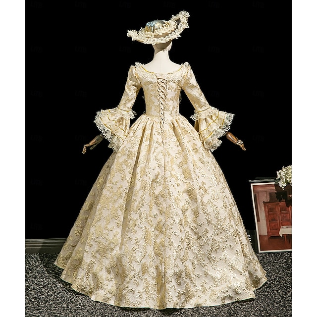 18th Century Women's Rococo Ball Gown Princess Maria Antonietta Rococo ...