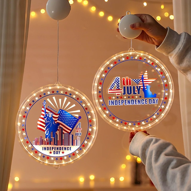 1 Pc Led Flag Lights Lighted Flag Outdoor,Light Up The Flag Patriotic ...