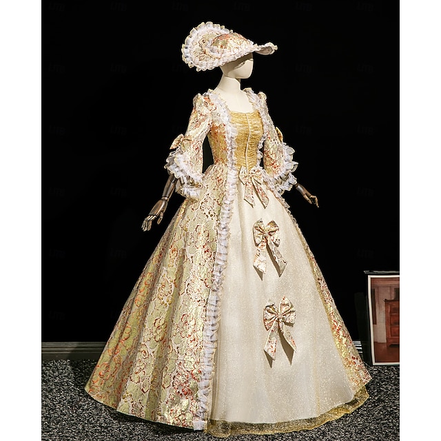 18th Century Women's Rococo Ball Gown Princess Maria Antonietta Rococo ...